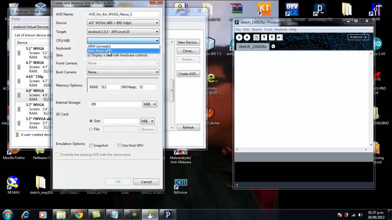 Programar android con processing - YouTube