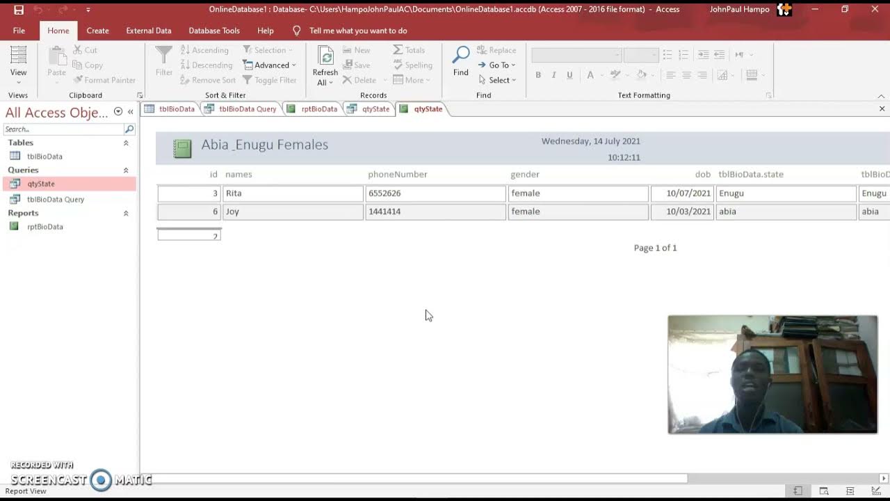 Creating a Database [MS Access 2016] Part 3 - YouTube