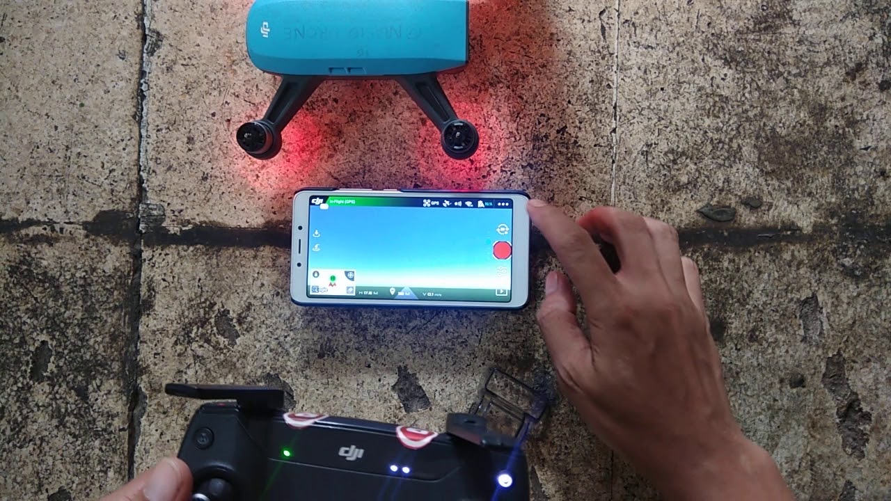 tutorial simulator drone dji spark tanpa kabel otg - YouTube
