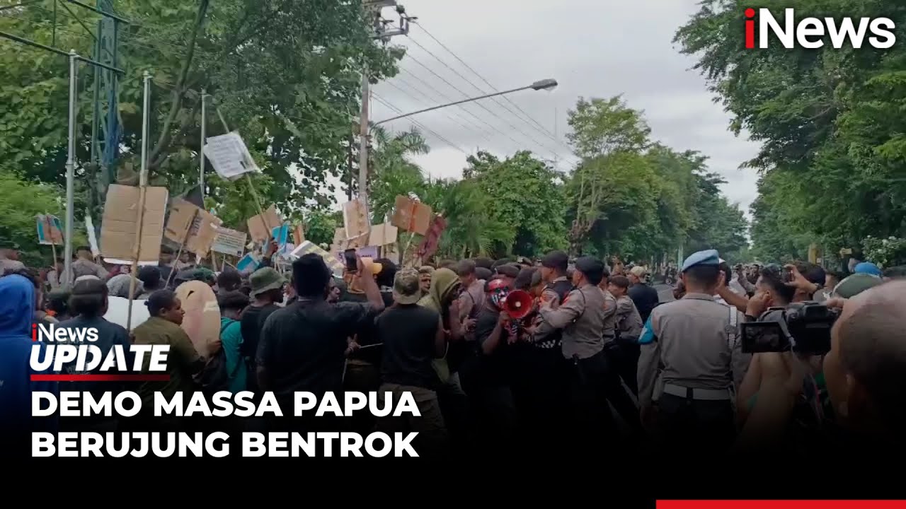 Demo Massa Papua di Yogyakarta Berujung Bentrok, Sejumlah Polisi ...