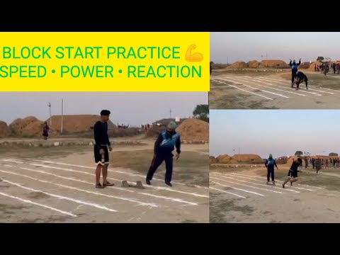 100m Block Start Technique | Speed Boost Tips for Sprinters | Athletics ...