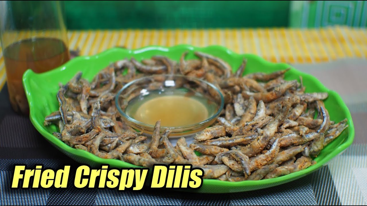 Ang dali pala magluto ng crispy dilis! Very crunchy and delicious ...