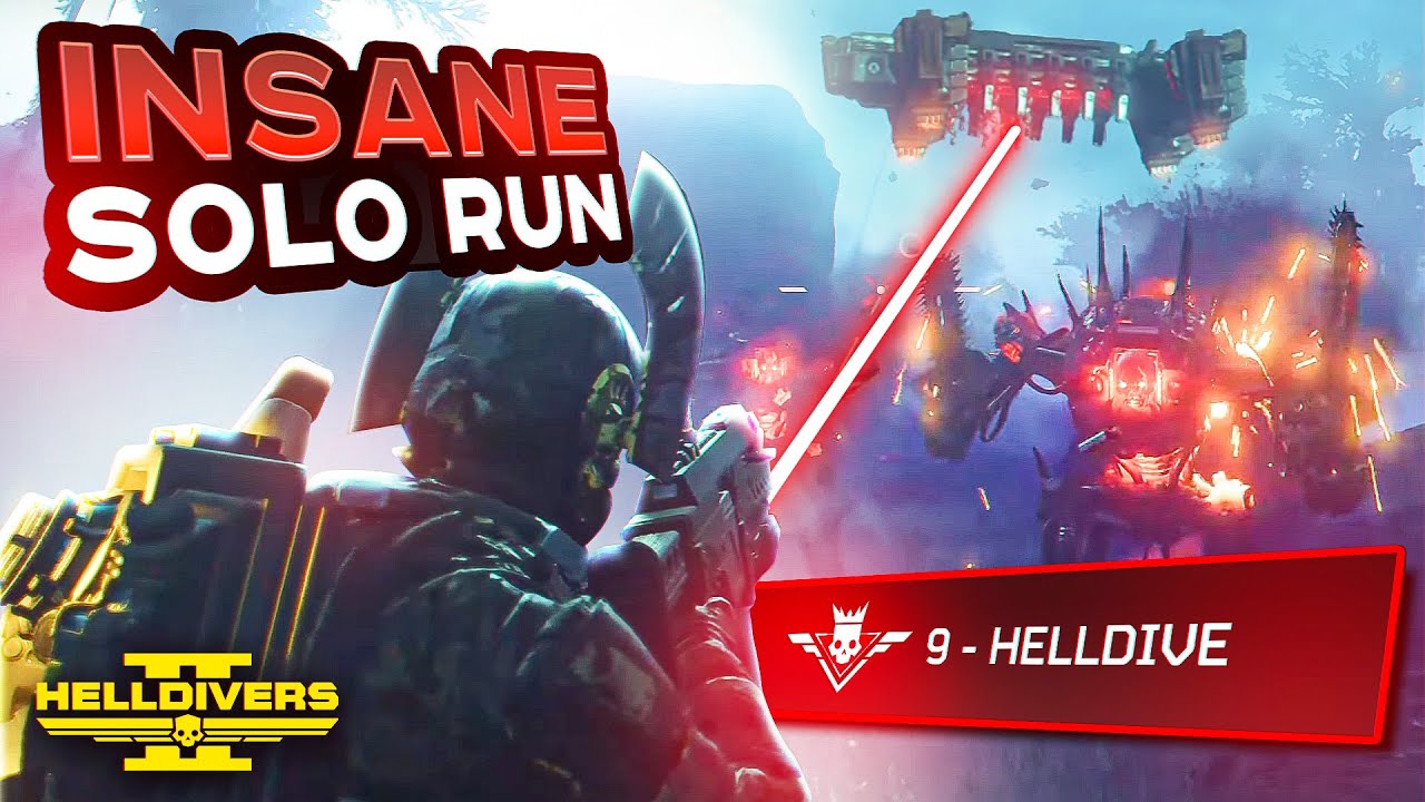 Helldivers 2 SOLO on Helldive Difficulty - YouTube
