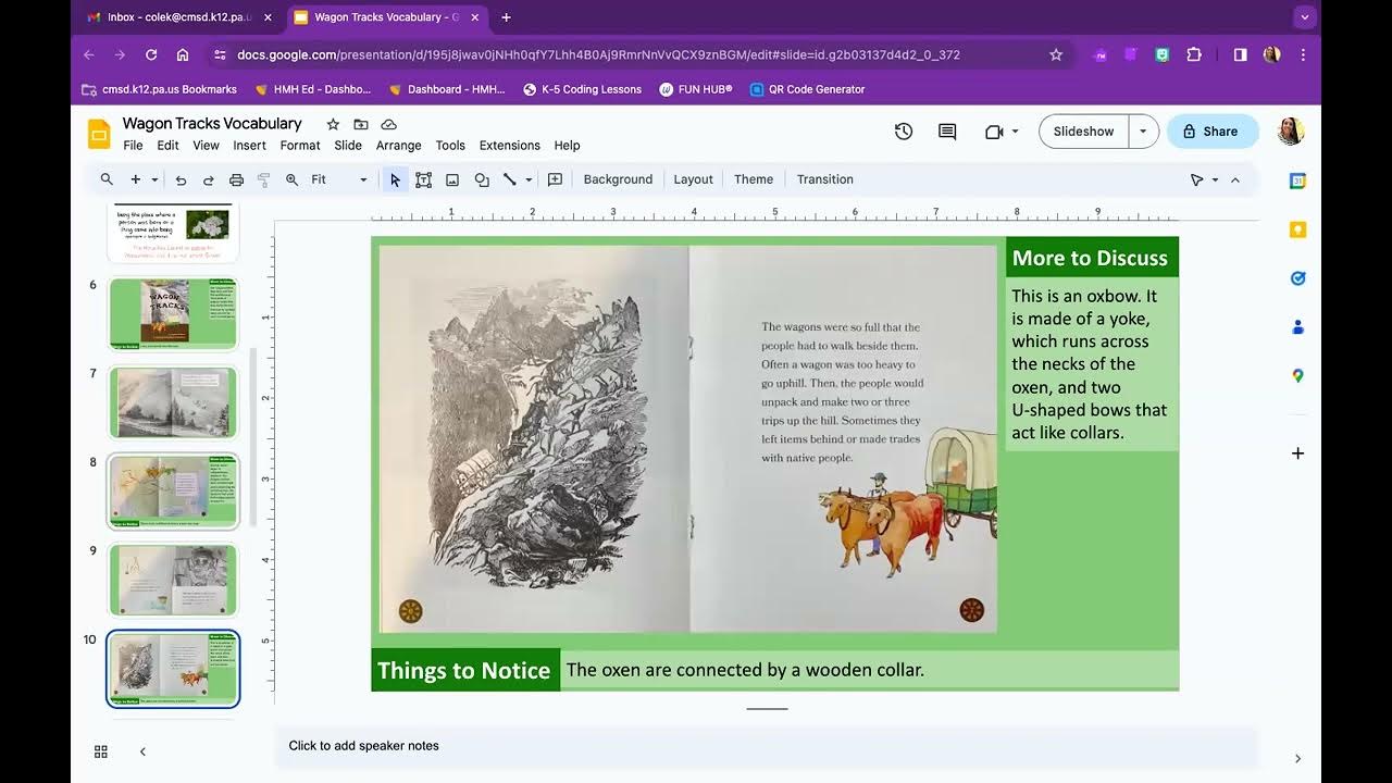 Wagon Tracks Vocabulary - YouTube