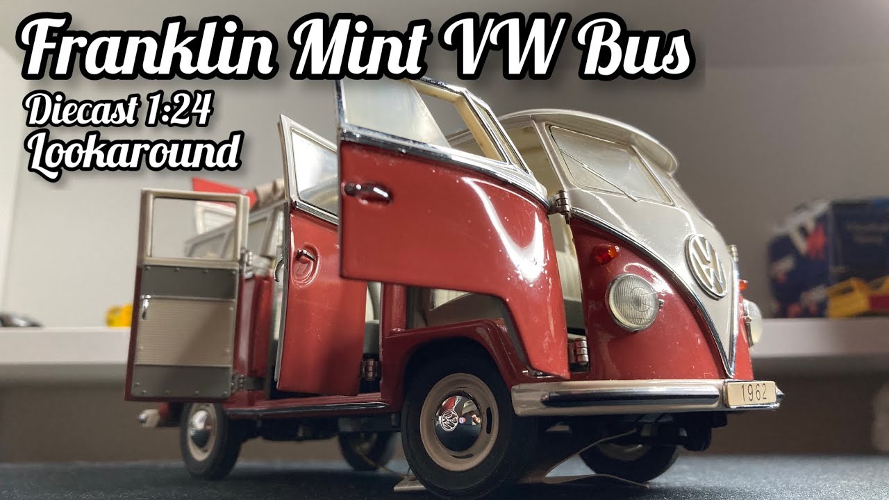 Franklin Mint VW Bus Diecast 1:24 Lookaround - YouTube