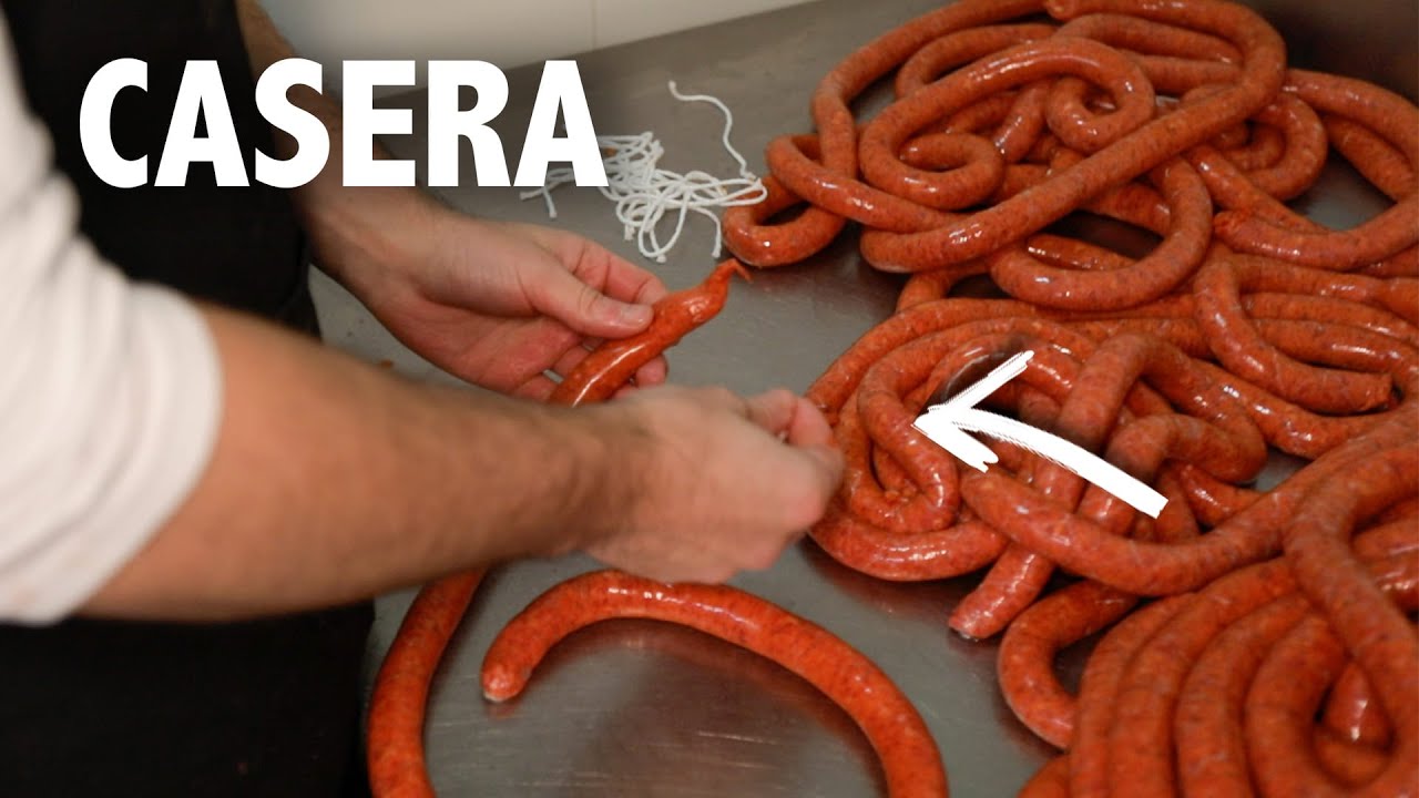 🔥 Cómo HACER TXISTORRA CASERA | Receta tradicional | Etxezarreta ...