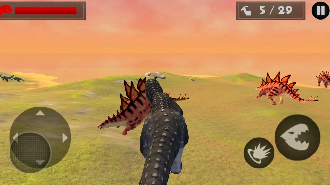 Best Dino Games - T-REX VS RAPTOR Hungry Apex Predator World Dinosaur ...