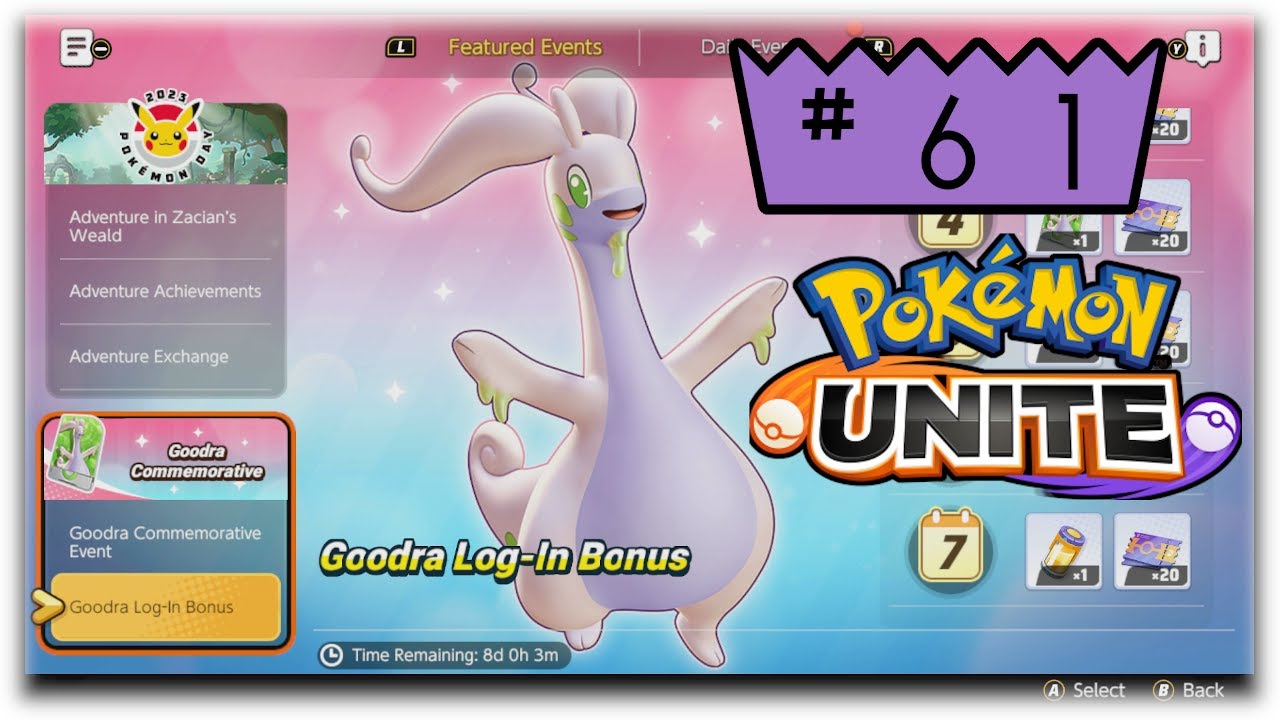 Pokémon Unite: Ranked - Couple more Goodra games! (Solo ranked gameplay ...