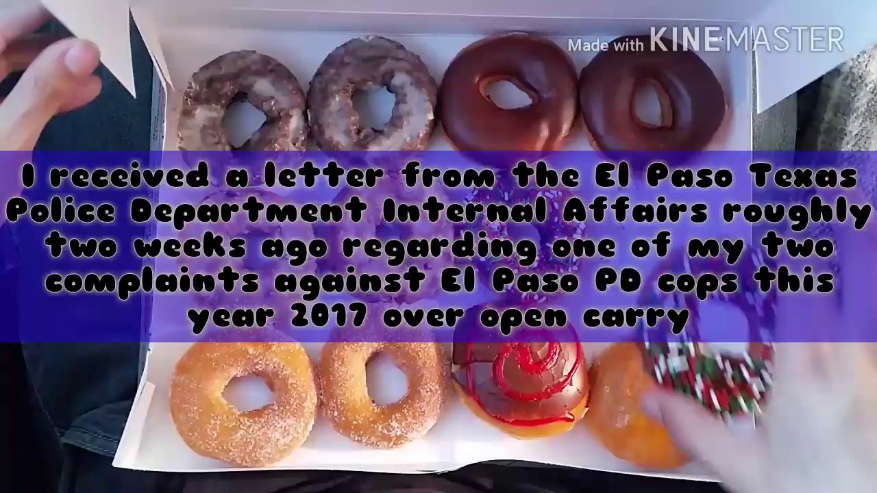 A Christmas letter from El Paso TX Police Internal Affairs Division ...