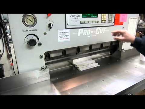 Pro Cut 320 MPS 32" Programmable Paper Cutter w/ Air Table - YouTube
