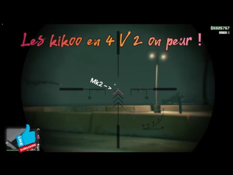 GTA V Ps4 | PvP Tryhard | Les kikoo en 4 V 2 on peur ! 😂 [ Part 1 ...