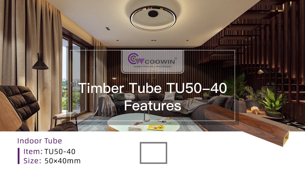 COOWIN® Timber Tube TU50-40 Features - YouTube