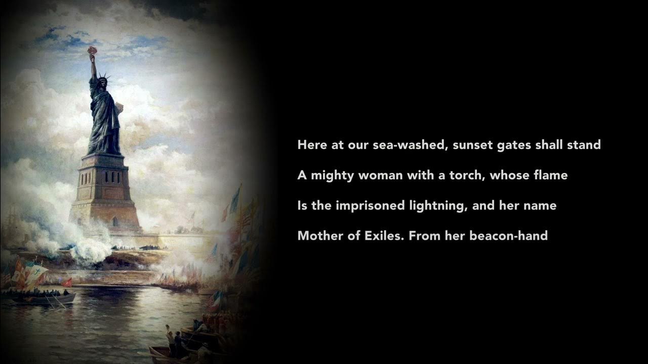 A Reading of 'The New Colossus' by Emma Lazarus - YouTube