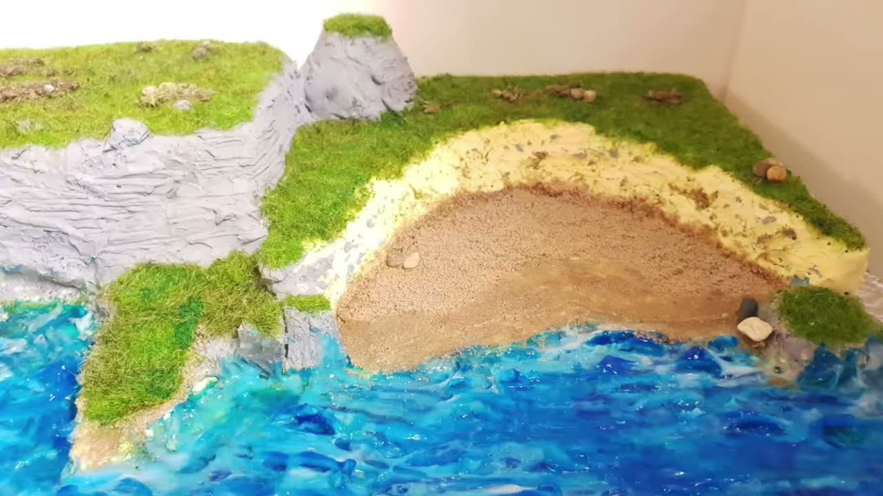 Coastal Landform Model Project - YouTube
