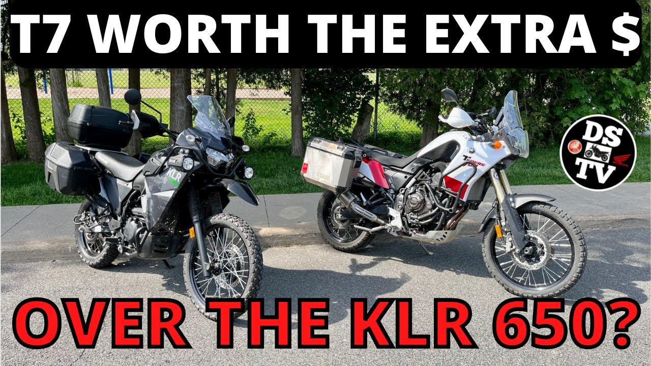 Yamaha Tenere 700 vs Kawasaki KLR650 - Is the T7 Worth the Extra Money ...