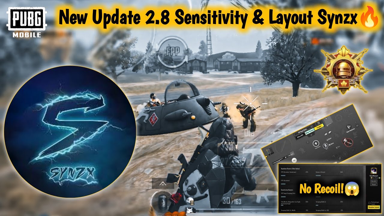 New 🔥 Synzx Sensitivity Code & Layout Code 2023 | Sensitivitas PUBG ...