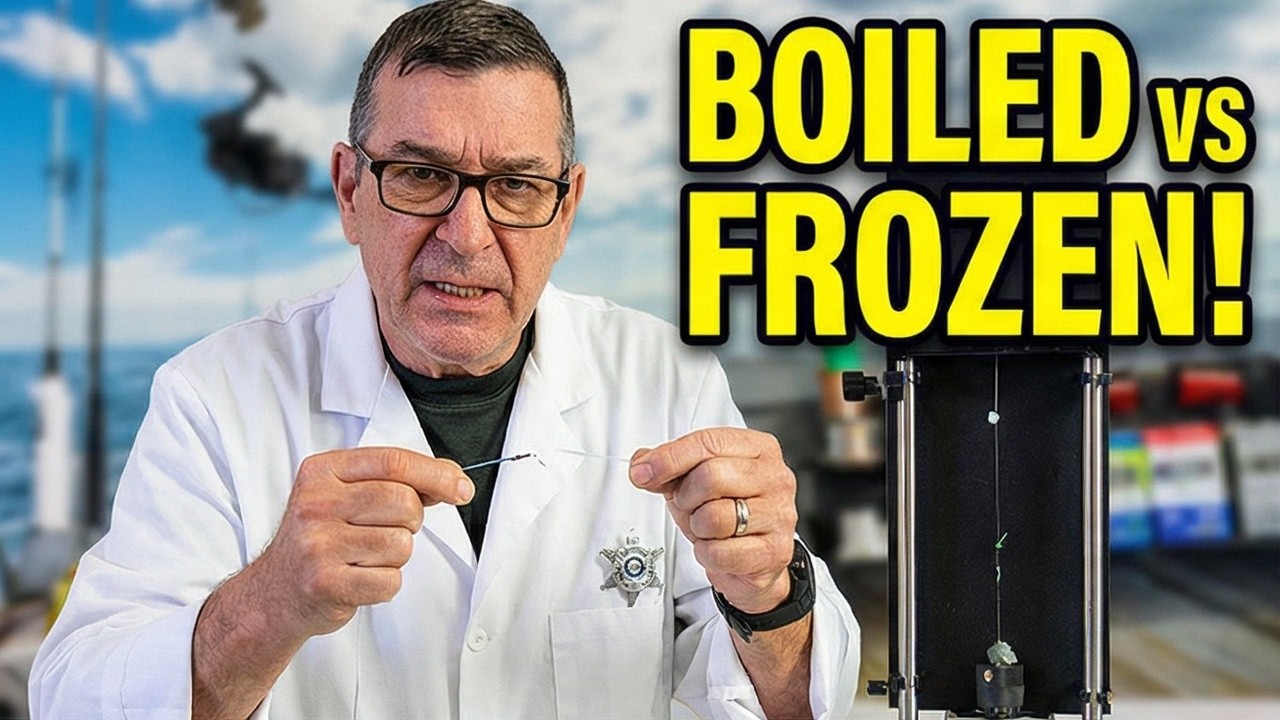I Tested Fishing Line Strength at Extreme Temperatures!!! - YouTube