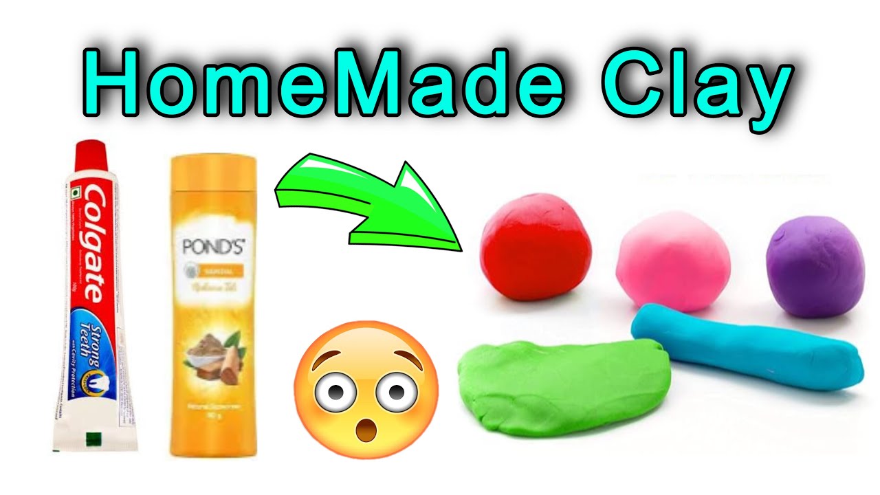 How to make clay at home//DIY homemade Clay//make clay form dirt ...