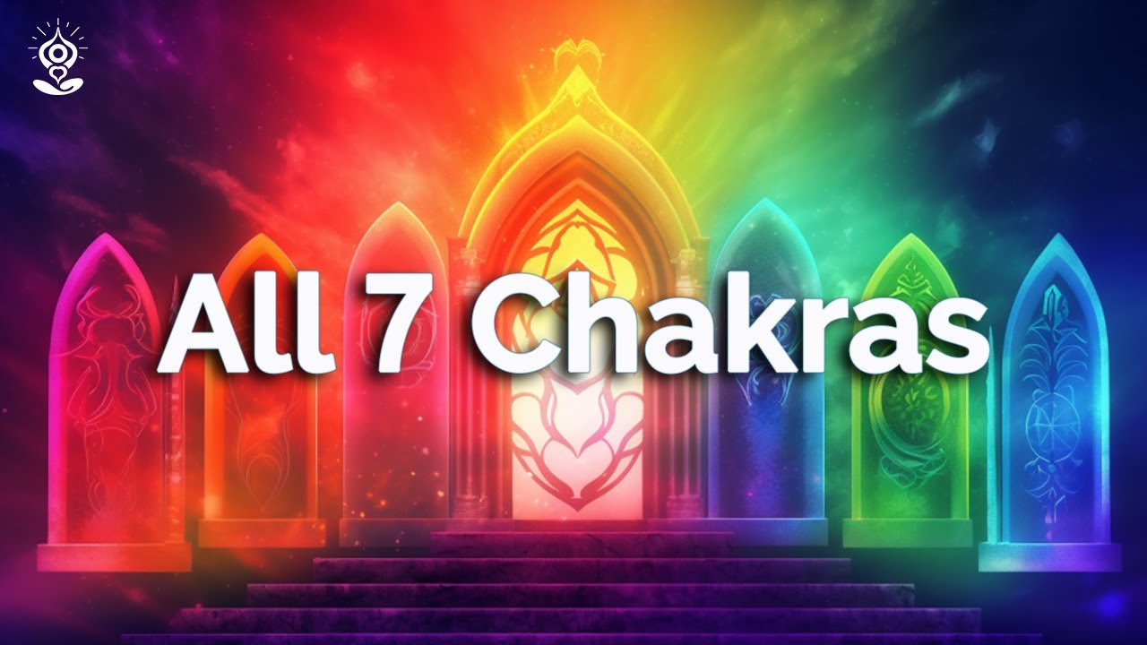 All 7 Chakras Healing MUSIC for MEDITATION or SLEEPING. Balance Your ...