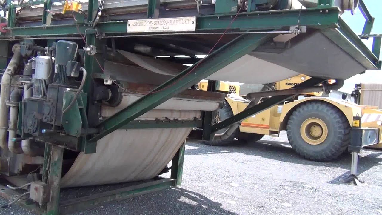 Used- Ashbrook-Simon-Hartley Winklepress Belt Filter Press - stock ...