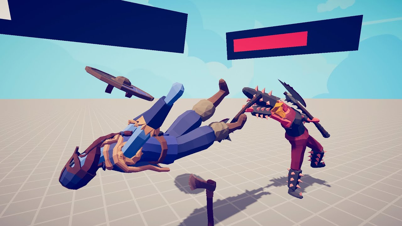 TABS | Exiled Sentinel Vs Brawler!! | Axe Battle Evil v Viking ...