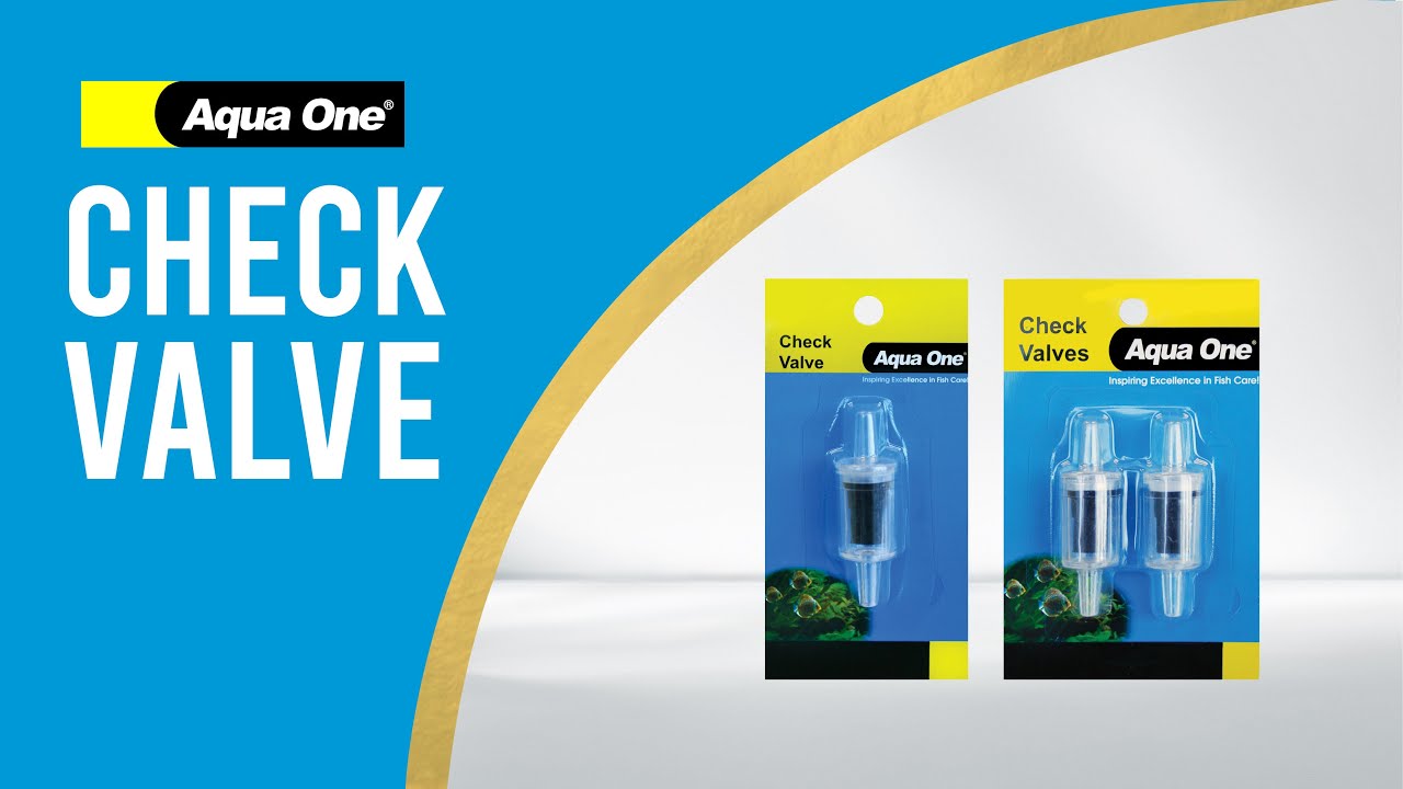 Aqua One Check Valve - YouTube
