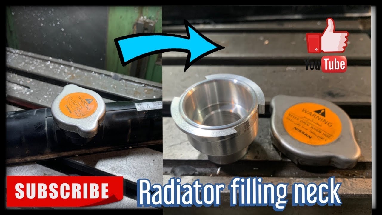 Making of #Radiator#filling neck #radiatorfilling neck #converting ...