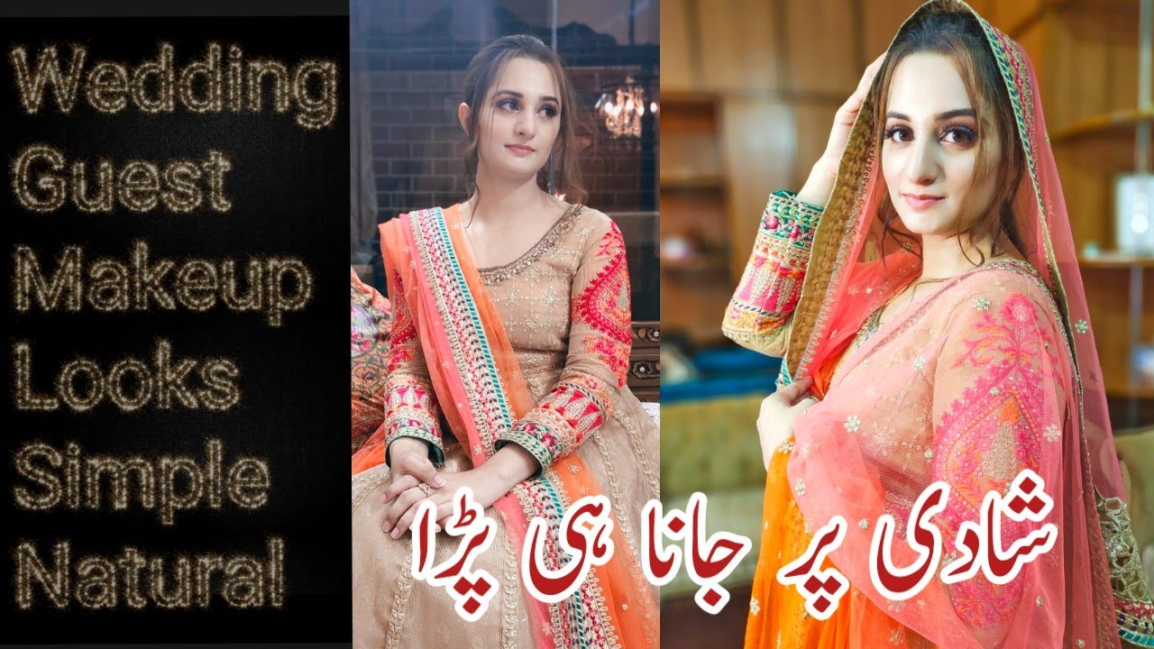 Wedding Guest Makeup Looks | Natural and Simple makeup for shaadi - YouTube