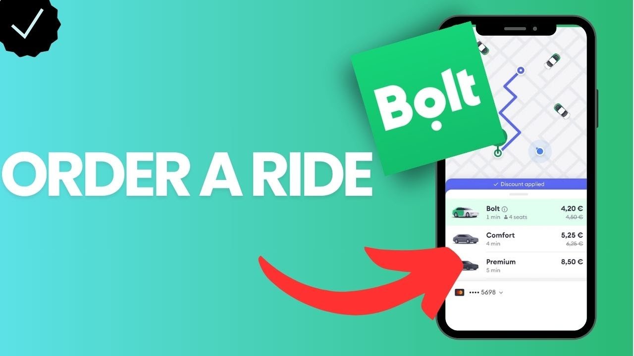 How to order a ride in the Bolt app? - YouTube