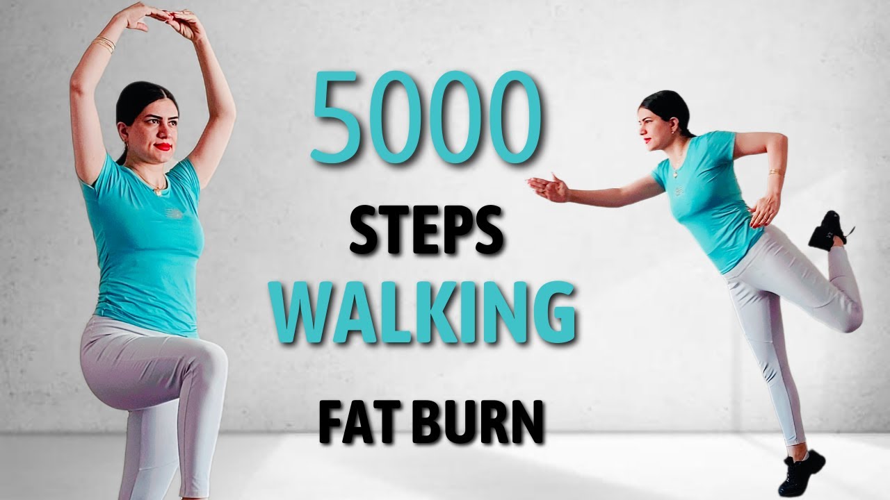5000 STEPS TURBO WALKING | FAST WALKING for WEIGHT LOSS🔥KNEE FRIENDLY🔥 ...