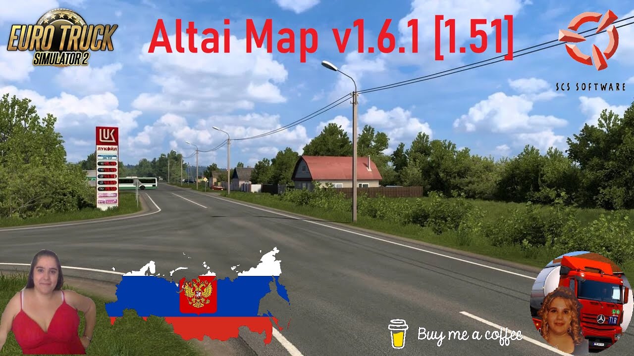 Euro Truck Simulator 2 (1.51) Altai Map v1.6.1 [1.51] New Version + DLC ...