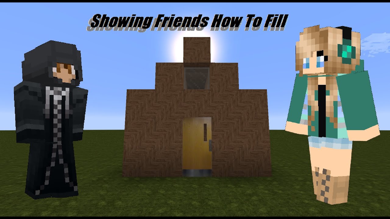 How to fill in Minecraft! - YouTube