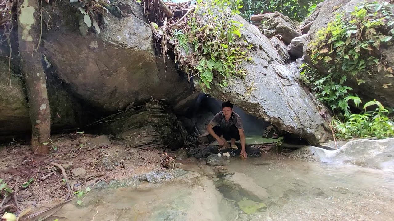 I created a cave using a primitive smoking process - YouTube