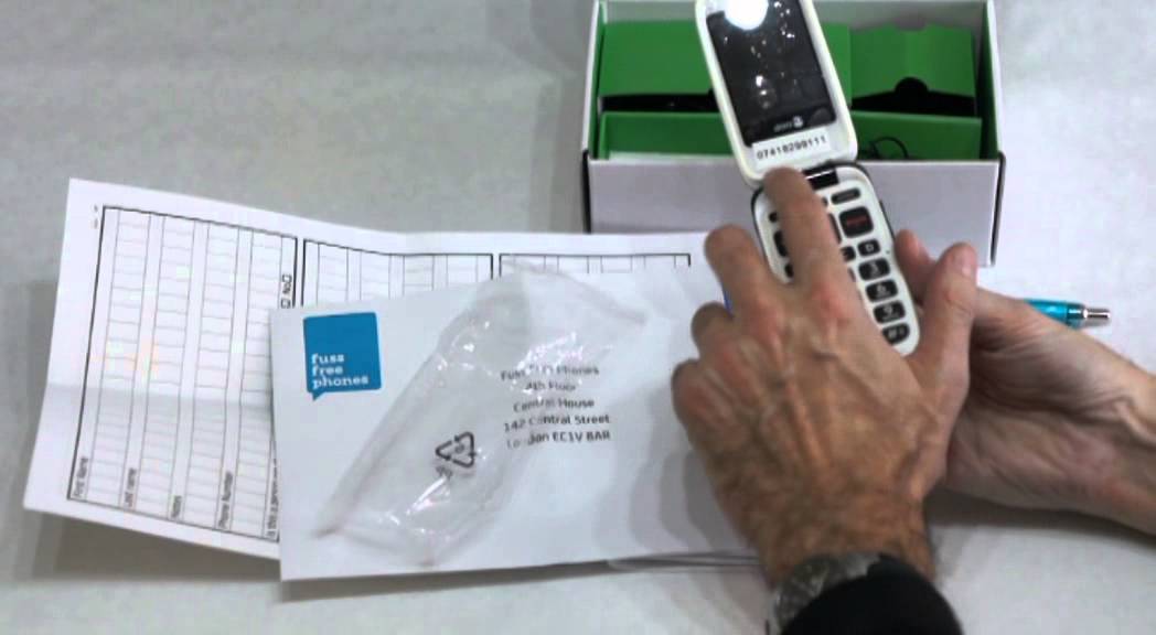 Fuss Free Phones Doro 614 unboxing - YouTube