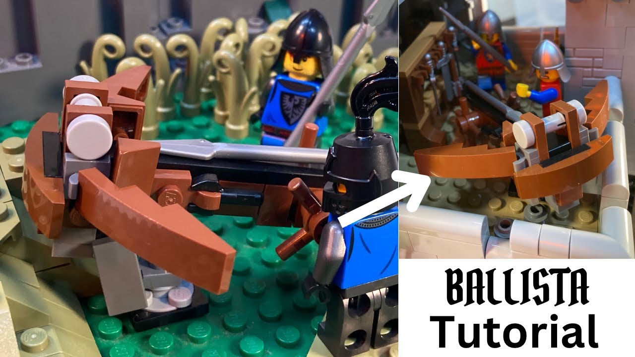 LEGO Medieval Ballista Tutorial (Lion Knights Castle Mod!) - YouTube