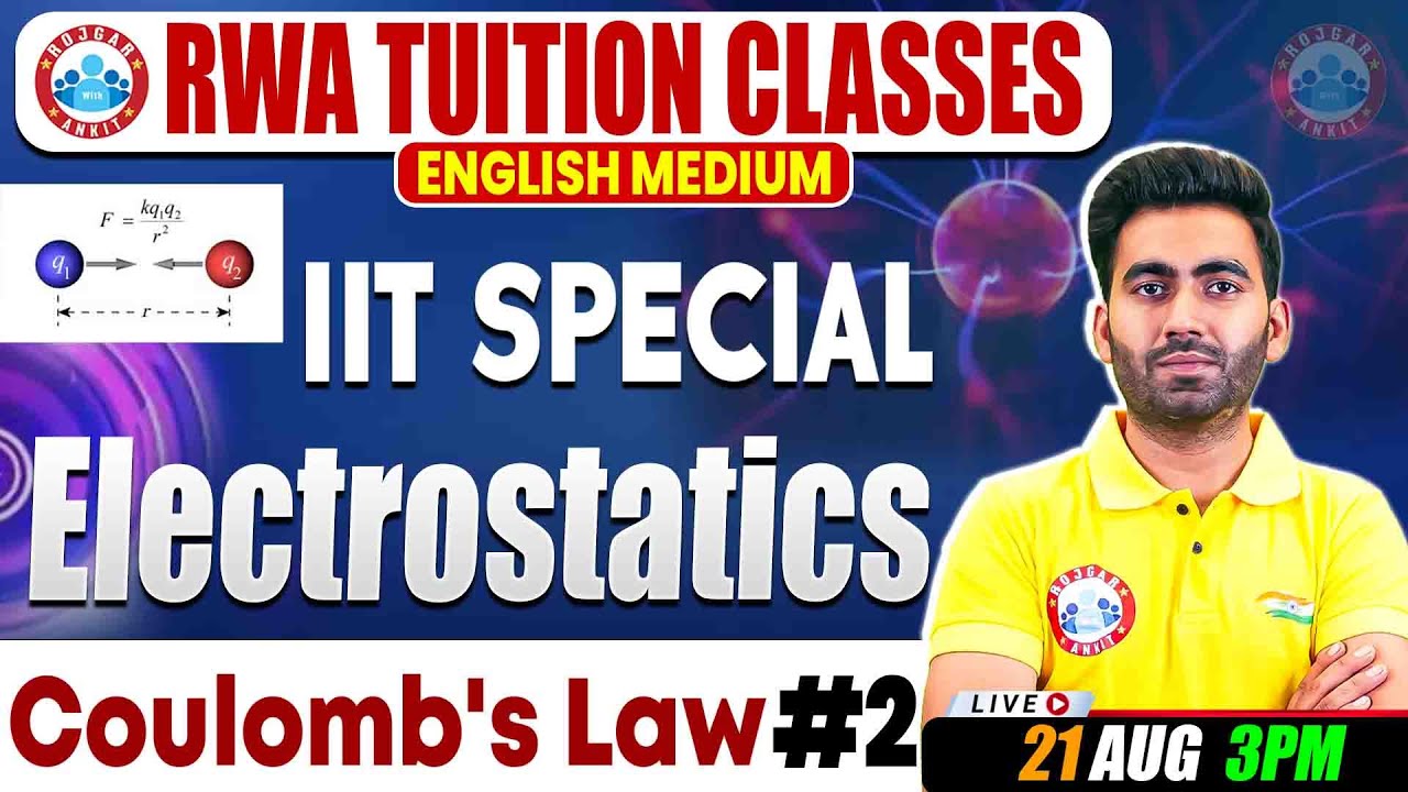 IIT 2025 | IIT Special Physics Class | Electrostatics, Coulomb's Law ...
