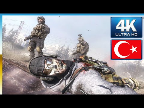 Ghost'un Ölümü | Türkçe | Call Of Duty Modern Warfare 2 | 4K 60fps Ultra HD Kalite