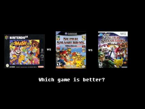 Super Smash Bros. vs Super Smash Bros. Melee vs Super Smash Bros. Brawl ...