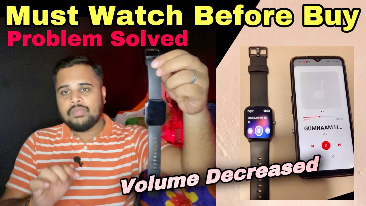 Ambrane wise eon | big issue volume automatic decrease problem solution | Calling Smartwatch ...