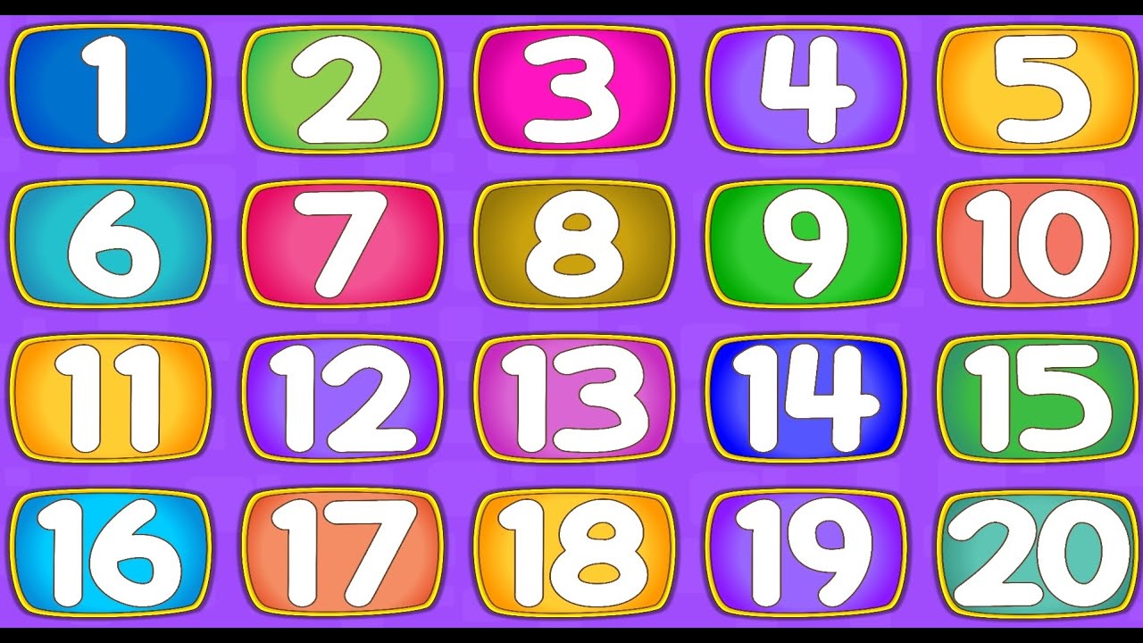 Figures 🔹 ️ Educational video for kids 🔹 ️ We study the numbers early ...