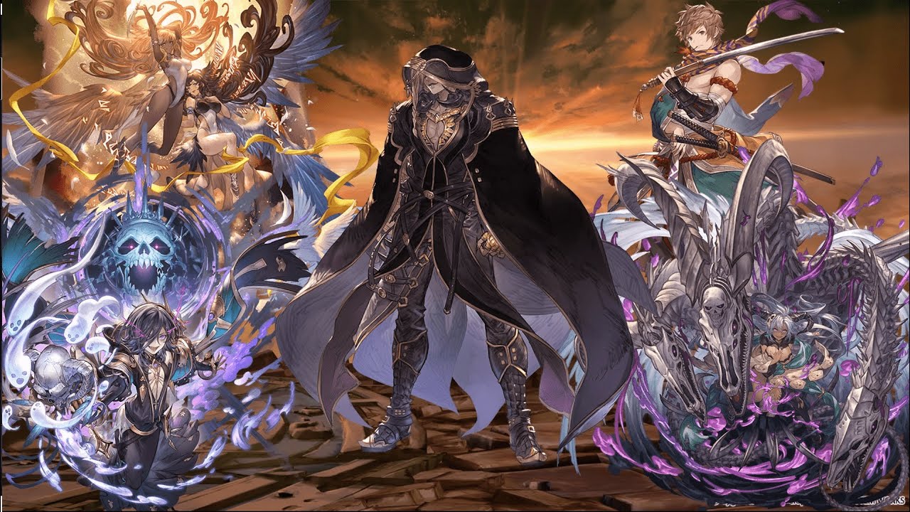 【グラブル】ベルゼバブHL 闇 剣豪 / Beezlebub HL Almost Full Auto Dark Kengo (Halluel ...