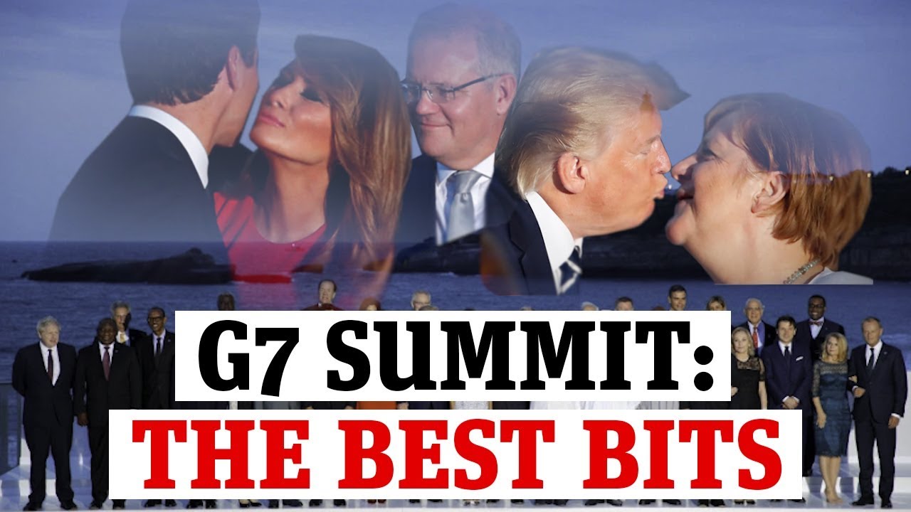G7 Summit 2019: Most awkward moments - YouTube