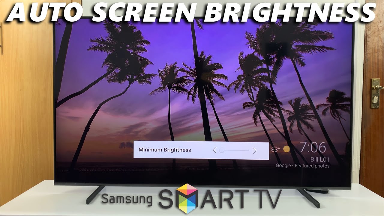 How To Turn ON Automatic Screen Brightness On Samsung Smart TV | Enable ...