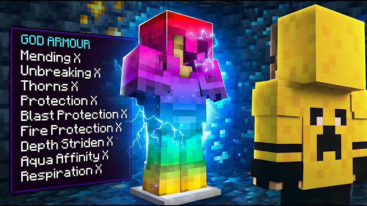 HOW I OBTAIN THIS OVERPOWERED GOD ARMOR IN Minecraft Hardcore! - YouTube