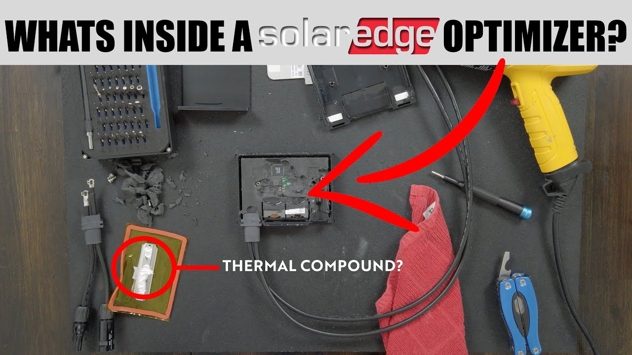 SolarEdge Optimizer Teardown - YouTube