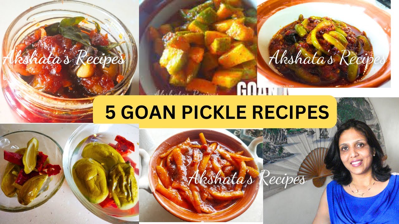 5 Goan Pickle Recipes Part 1Pure Vegetarian RecipesTraditional recipes ...