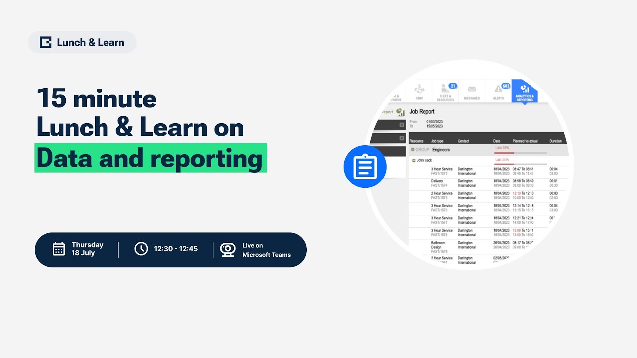 Lunch and Learn on Data and Reporting - YouTube