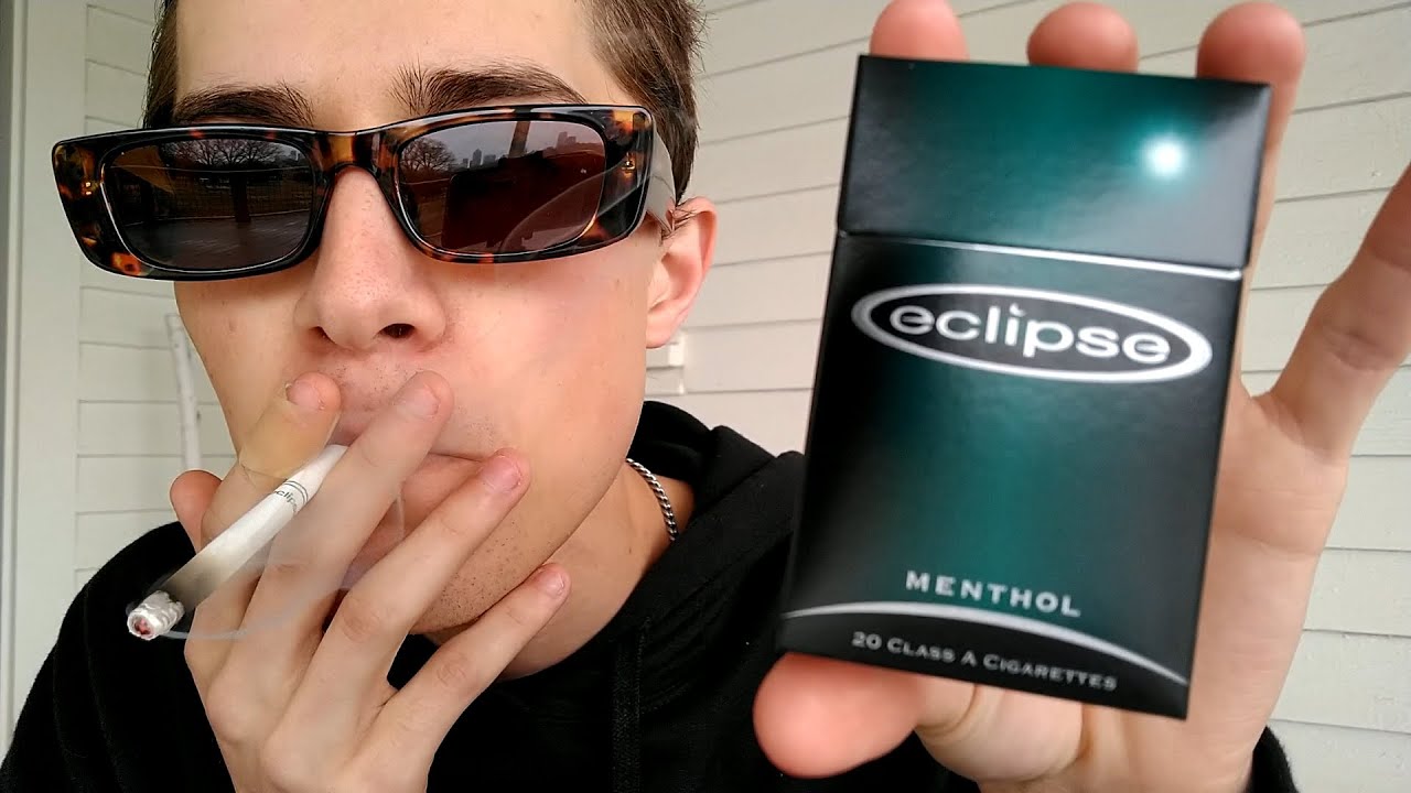Smoking an Eclipse Menthol Heat-Not-Burn Cigarette (Discontinued ...