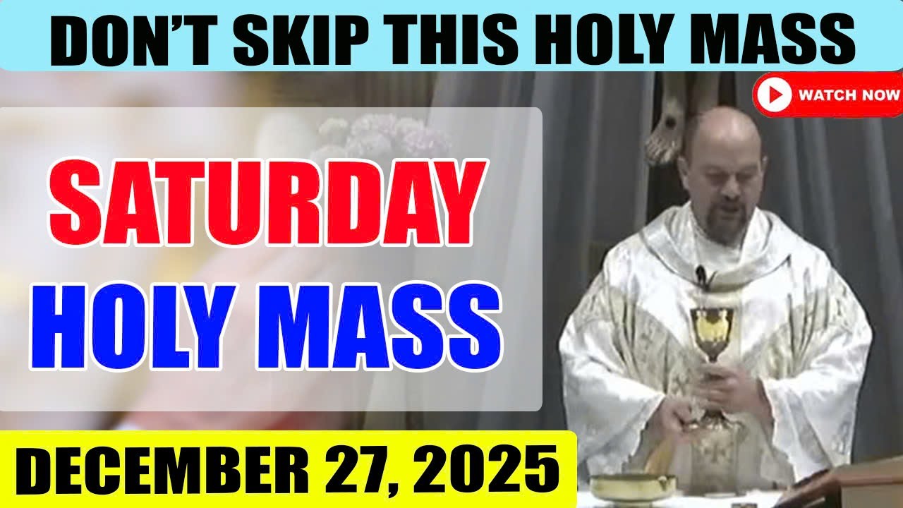 Catholic Mass Today | Daily TV Mass, Saturday December 27, 2025 - YouTube
