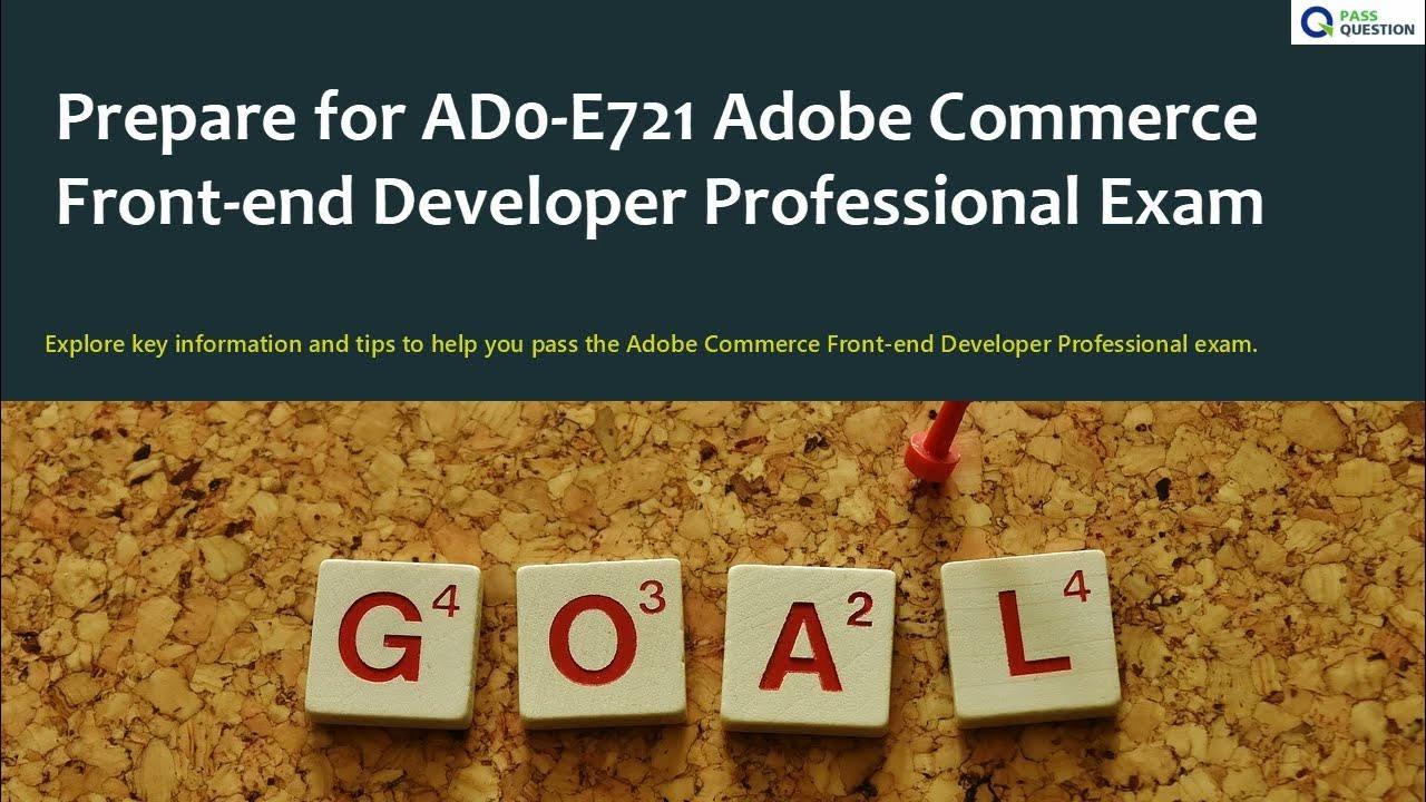 AD0-E721 Adobe Commerce Front-end Developer Professional Exam Prep ...